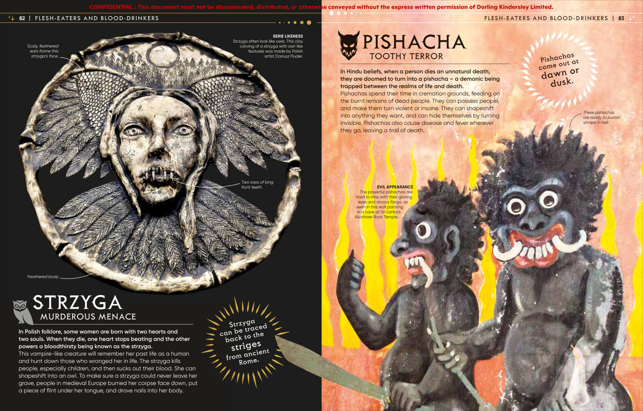 Strzyga - Bogowie Słowiańscy - Slavic Mythology by Darius von Fluder